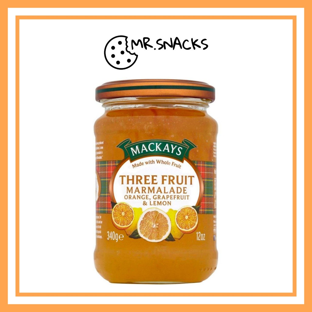 Mackays Three Fruit Marmalade 340g [SCOTLAND] | Shopee Malaysia