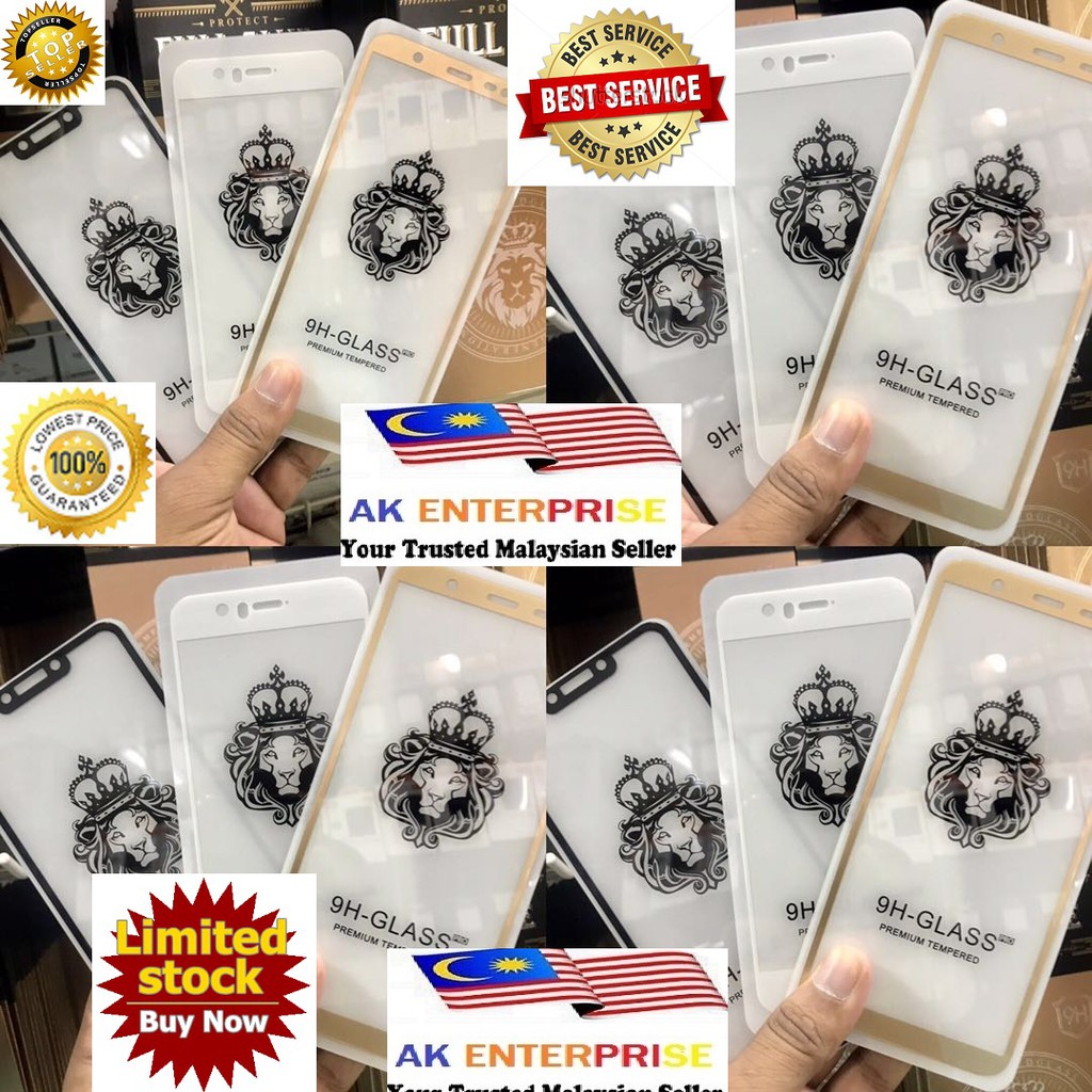 Huwaei P10 p20 Mate 9 10 Lite V10 Plus Lite Pro Full Gule COLOR Temperd Glass | Shopee Malaysia