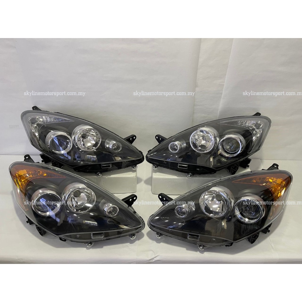 Perodua Alza Head Lamp Light Projector Black Base 2009 2020 | Shopee ...