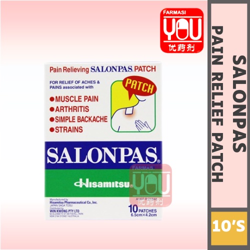 SALONPAS 10 PATCHES (Pain Relief Patch) | Shopee Malaysia