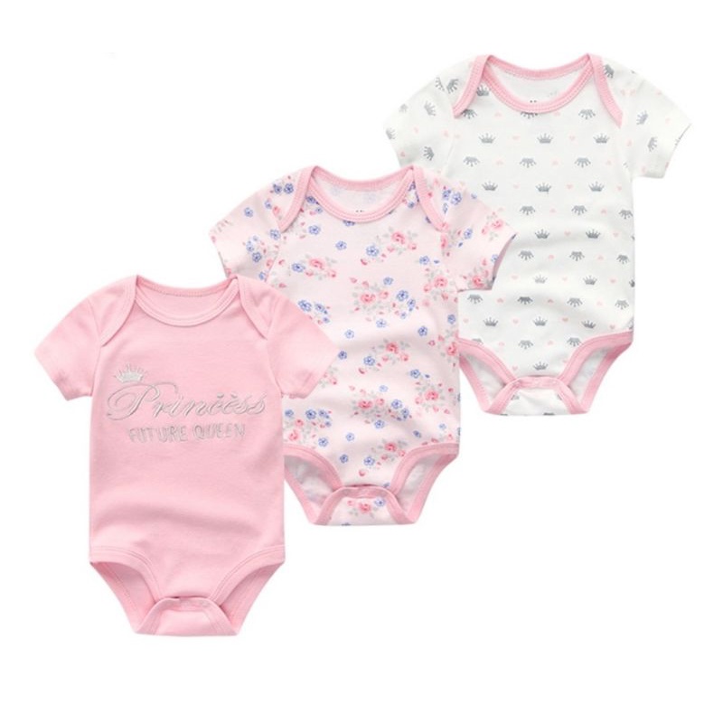 Baby Rompers 100% Cotton (as shown in picture) | Shopee Malaysia