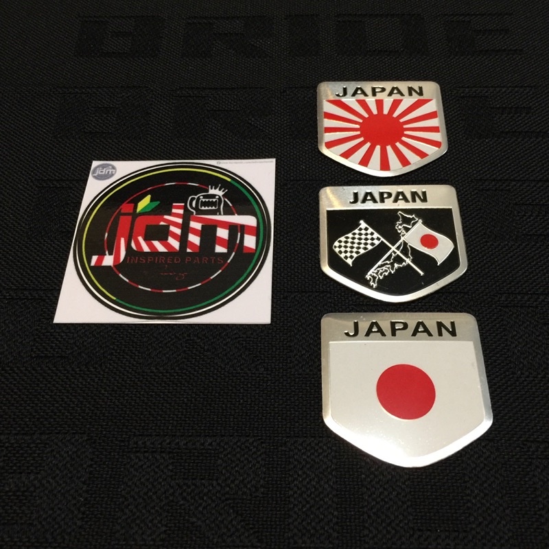 JAPAN BADGE made with aluminum | Shopee Malaysia