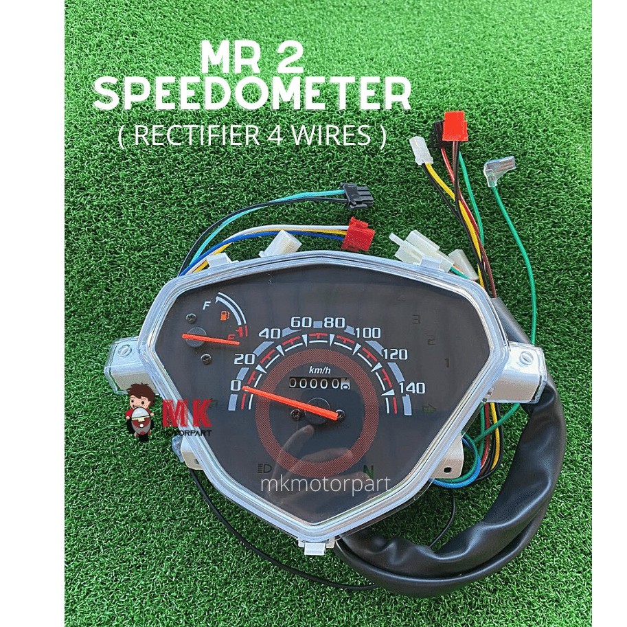 (4 Wire) Modenas MR2 v1 Meter Assy MR 2 Speedometer Assy * Rectifier 4 ...