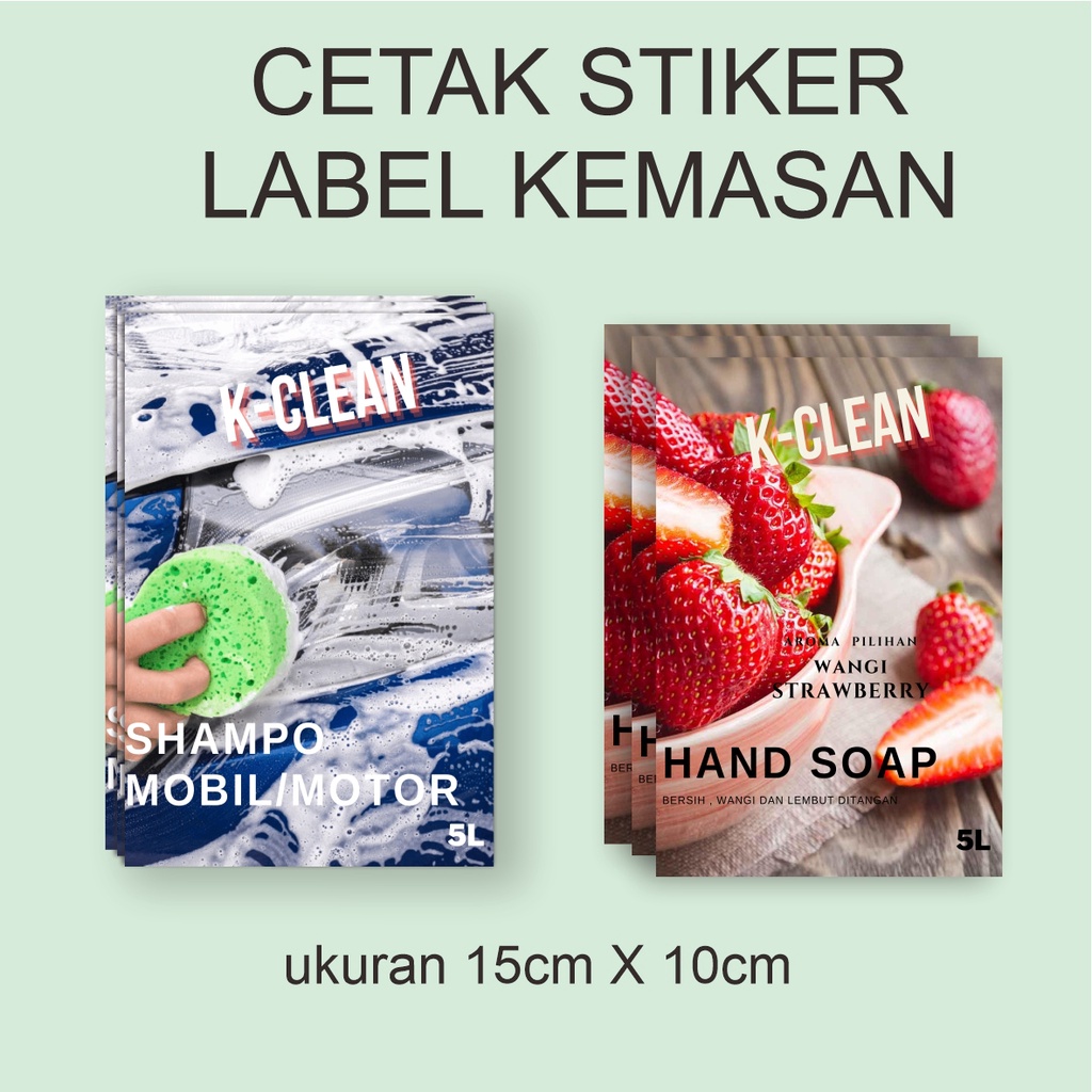 Business Label Sticker - Print Custom Stickers measuring 15 x 10 cm ...