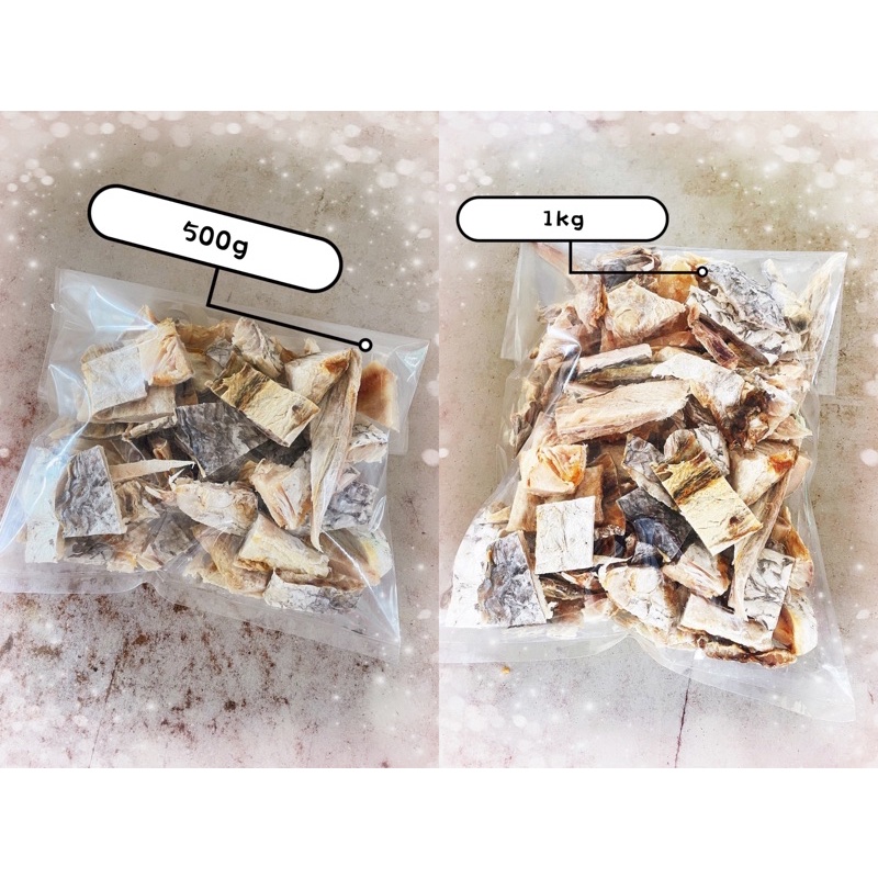 1老字号 丹荖咸鱼 肉碎/ IKAN KURAU Masin Potong /MERGUI DRIED FISH slice 500g 1kg ...
