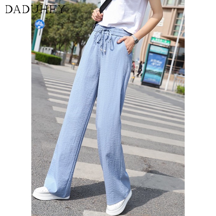 Daduhey Women Long Trousers Cotton Loose Casual Pants Plus Size Linen S ...