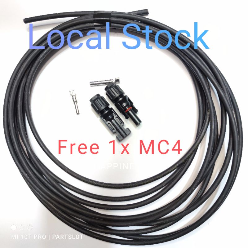 Solar Cable DC Wire 2.5mm²/4mm²/6mm² /16mm² PV Photovoltaic Wire Tinned ...