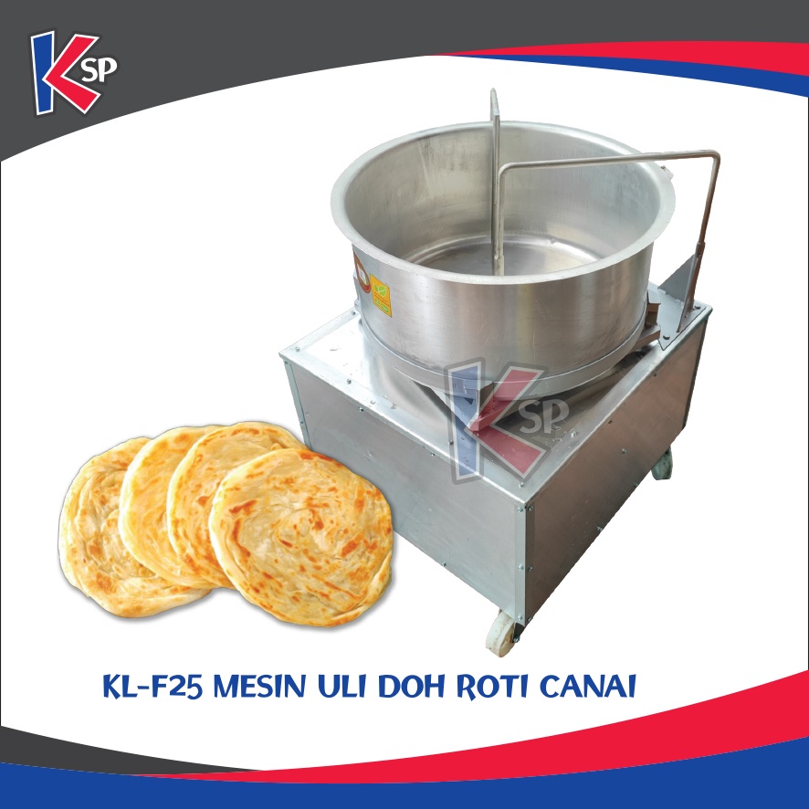 Mesin Uli Doh Roti Canai Machine Roti Canai Tong Pusing KL-F25 | Shopee ...