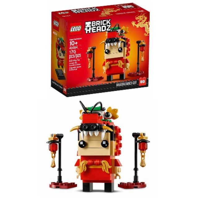 LEGO 40354 DRAGON DANCE GUY BRICKHEADZ | Shopee Malaysia