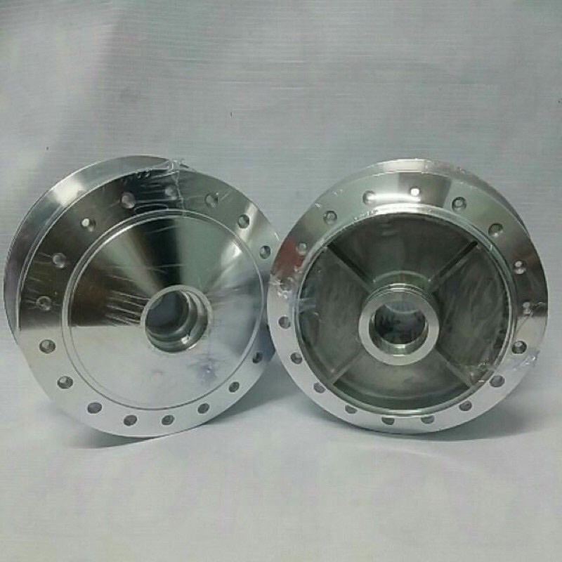 Honda Ex5 dream Combo Hub spoket Chrome+front hub panel Chrome+rear hub ...