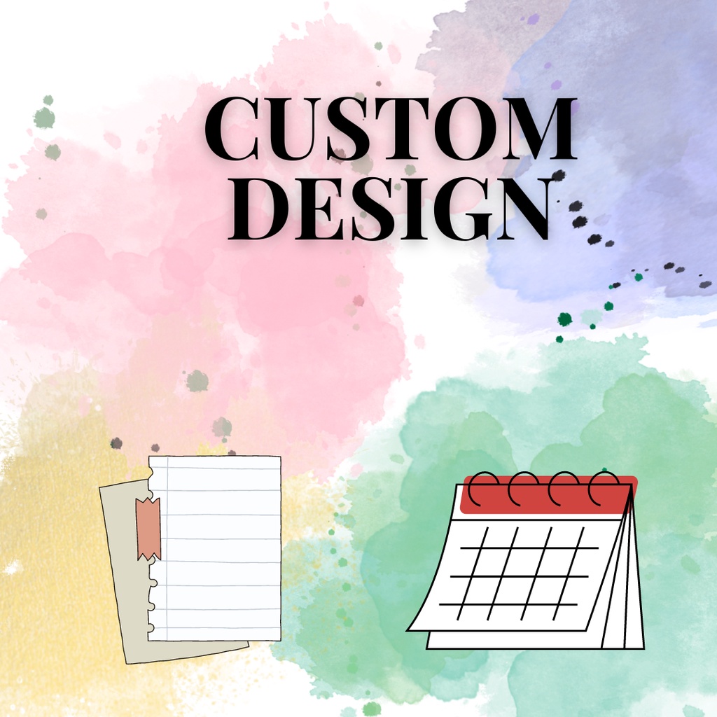 Customizable Design For Notepad/Calendar, for like view and follow ...