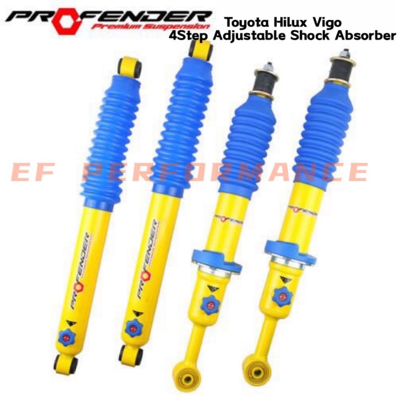 PROFENDER 4X4 ADJUSTABLE ABSORBER LIFT UP 2INCH STANDARD HILUX VIGO REVO RANGER T6 T7 T8 NAVARA ...