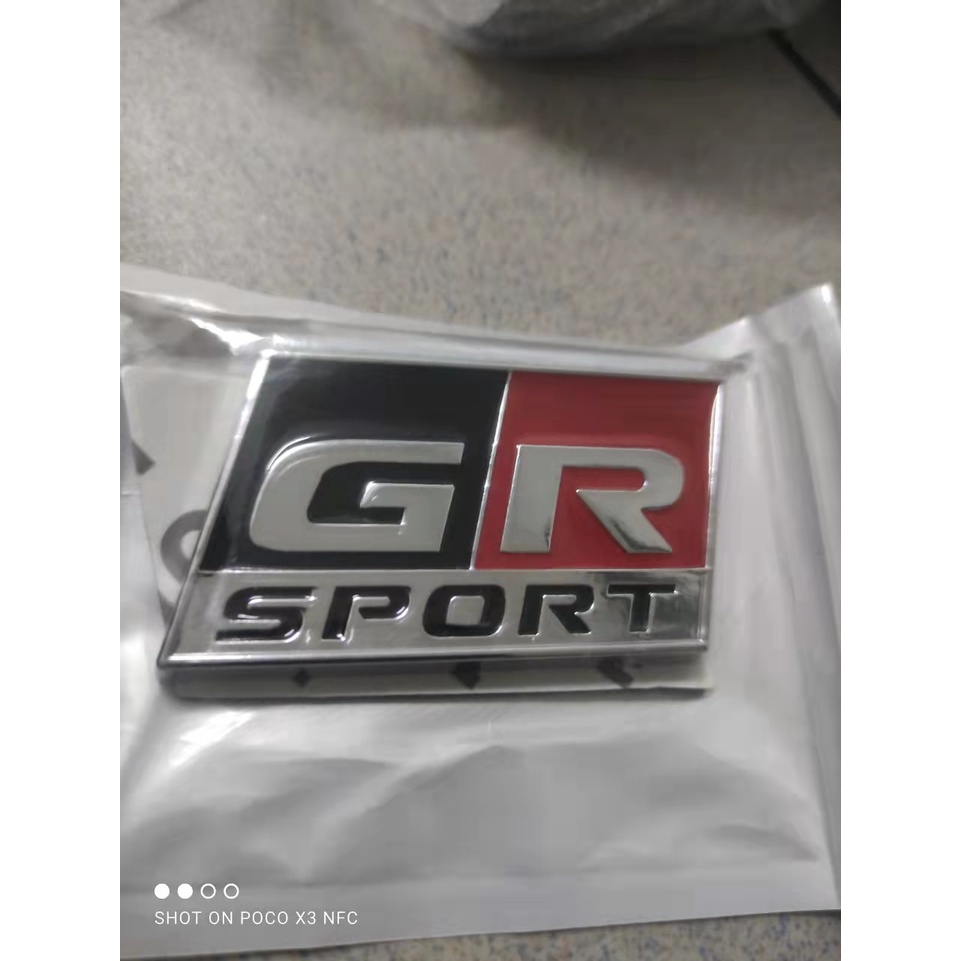 GR GAZOO Racing 3D Aluminium Emblems Car Body Deccoration Sticker For ...