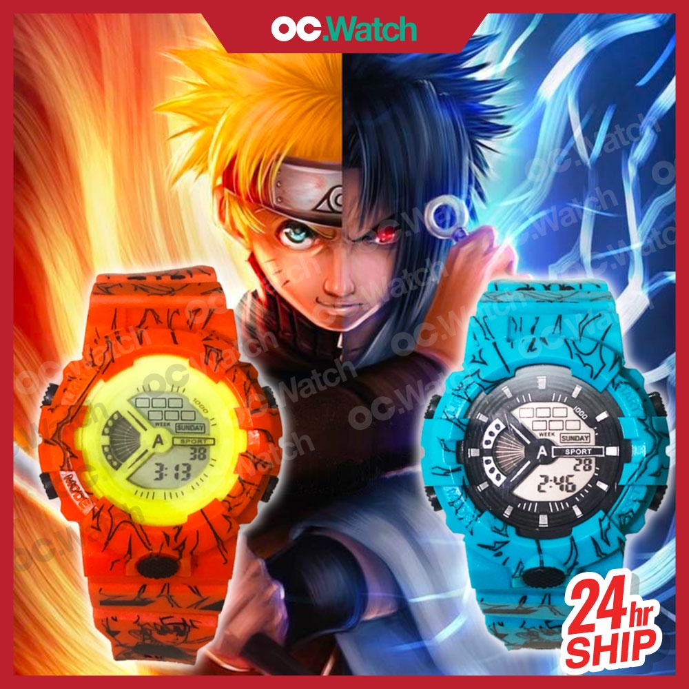 Naruto Digital LED Kids Boy Watch Jam Tangan Budak Lelaki Perempuan ...