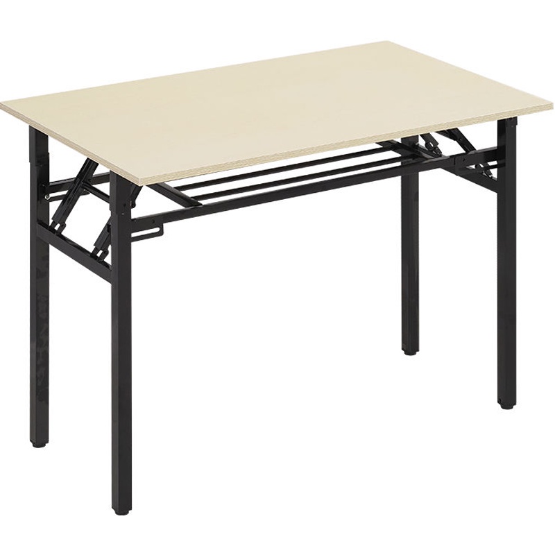 ☁Simple folding table Office meeting long table Training stall folding ...