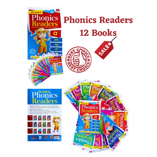 [READY STOCK]Graded Phonics Readers (12 books set) For Children ...