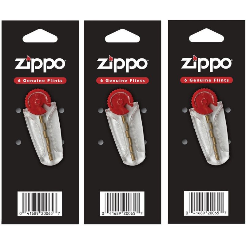 ZIPPO Original 6 Genuine Flints ( 3 pack ) | Shopee Malaysia
