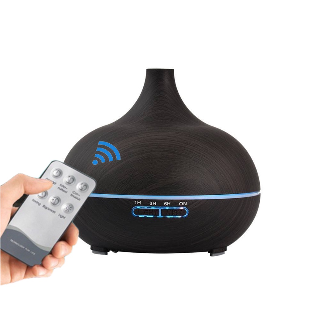 Aromatherapy Diffuser / Essential Oil Humidifier (500ml) with Remote ...