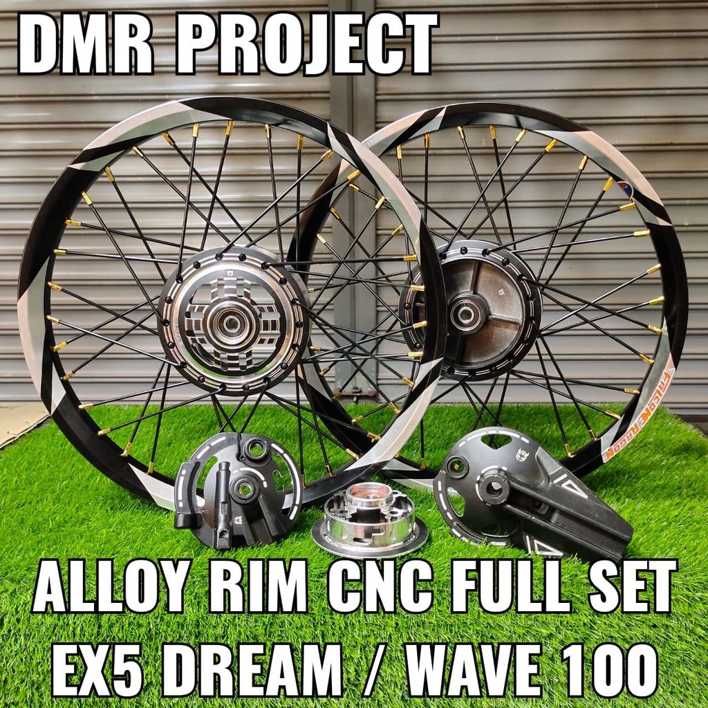 ALLOY RIM EX5 DREAM/W100 THUNDER & 3 CALIT 1.40X17 (SIAP BEARING ...