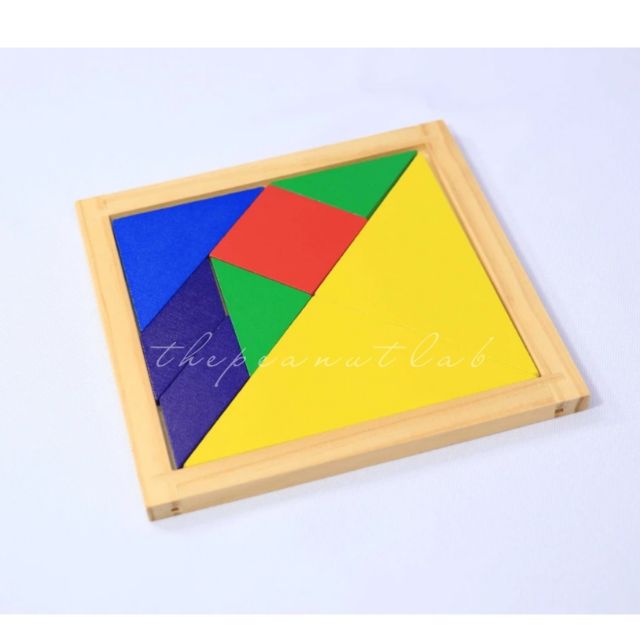WOODEN TANGRAMS 7X7 inches | Shopee Malaysia