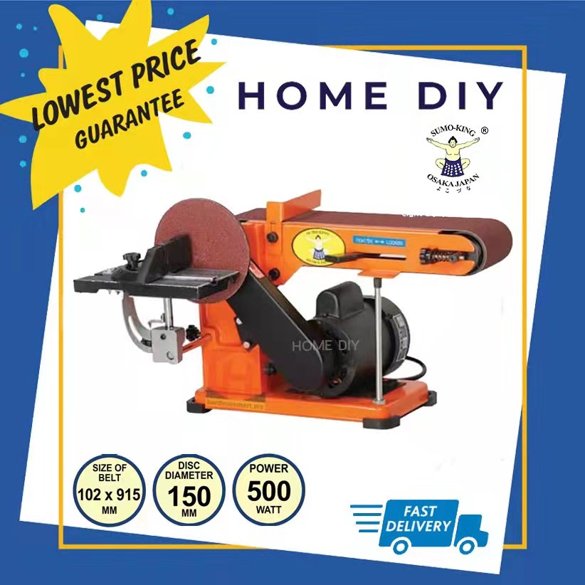 SUMO KING 500W 4" x 6" INDUSTRY BELT & DISC SANDER SK-BD46N BELT SANDER ...