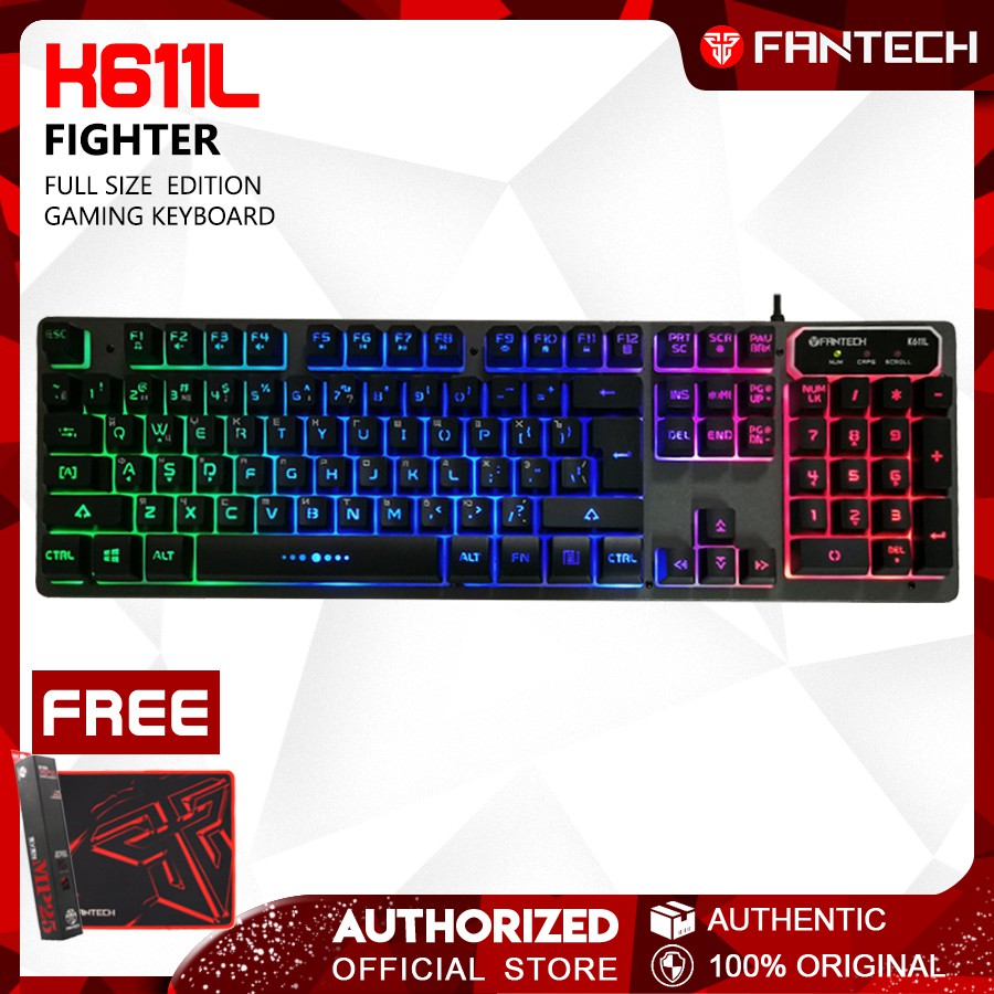 FANTECH Fighter K611L Backlit Gaming Keyboard | Shopee Malaysia