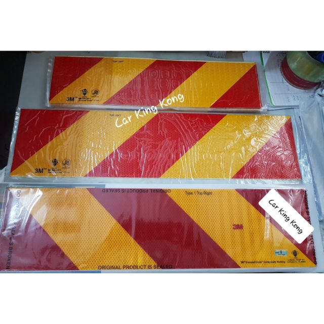 3M Diamond Grade Reflector Sticker Ukuran Lulus JPJ & SIRIM Lorry ...