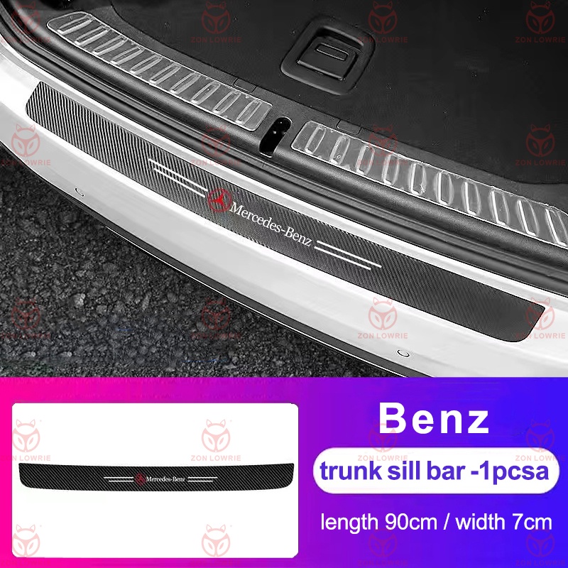 AMG Carbon Fiber Carbon fiber rear bumper sticker, rear bumper ...