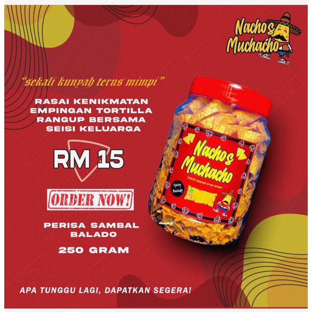 Nachos Muchacho (confirm sedap) | Shopee Malaysia