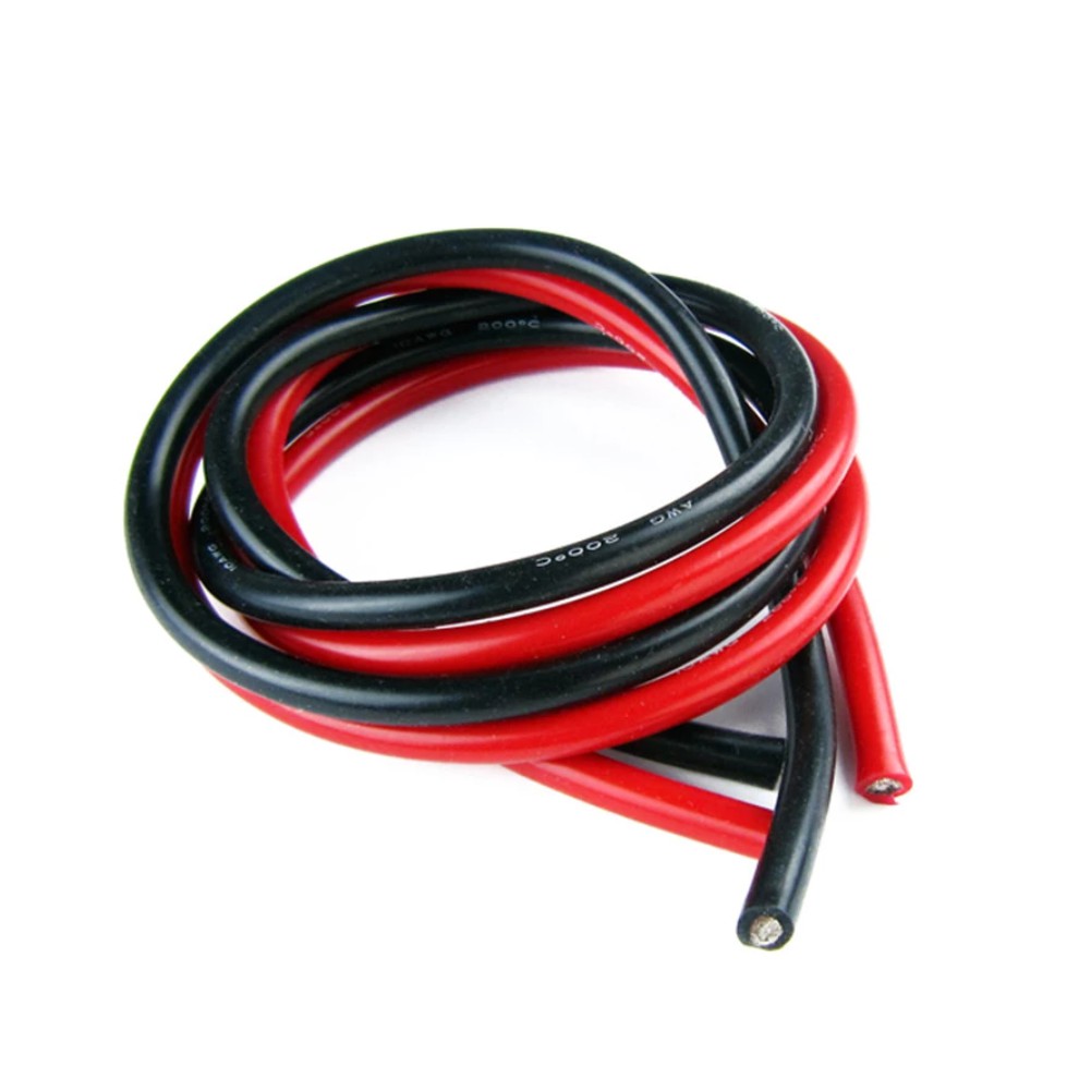 Silicone AWG Wire 14awg,12awg,10awg,8awg,6awg Coper Electric cables black/Red | Shopee Malaysia
