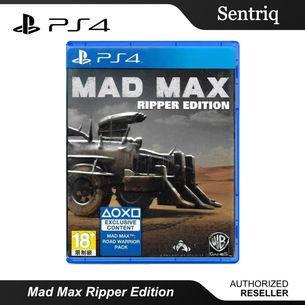 Sony PS4 Game Mad Max Ripper Edition PlayStation 4 (Original) | Shopee ...