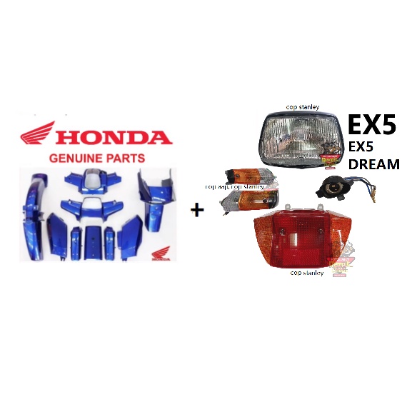 REMPIT Ex5 High Power Ex5 Dream Cover Set (10 COLORS) Coverset Bodyset Caver set Original honda ...