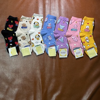Korean Socks - KPOP BT21 Socks - Iconic Socks | Shopee Malaysia