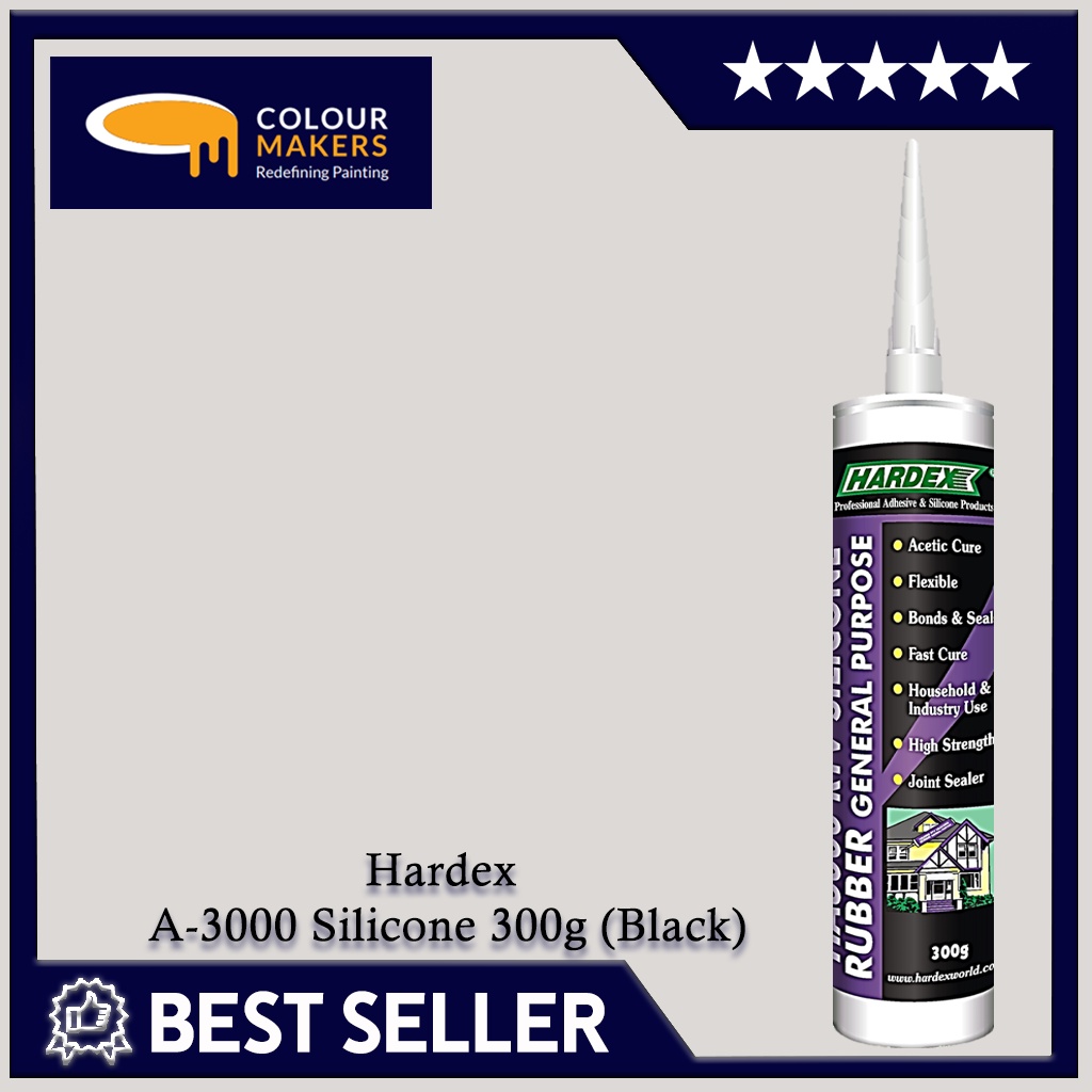 Hardex A-3000 Silicone 300g ( Black ) | Shopee Malaysia