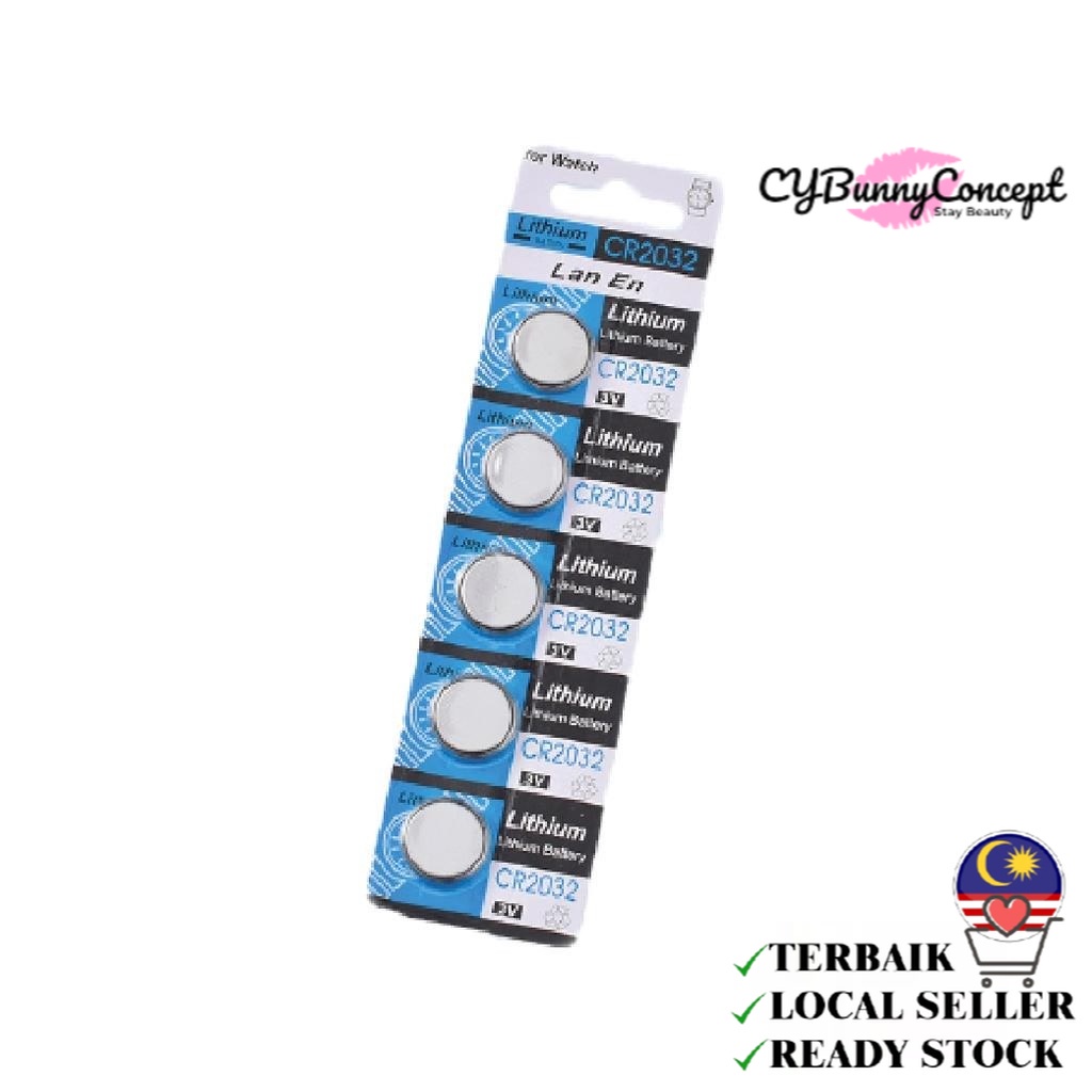 CYC CR2032 Lithium Battery 3V Battery Button Coin Cell Bateri Remote ...