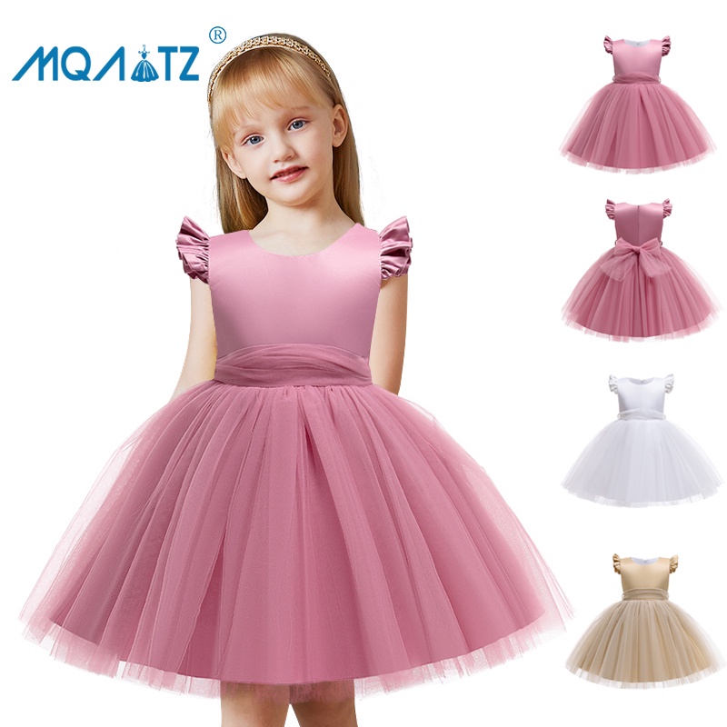 MQATZ Flower Birthday Dress Kids Dresses For Girls Children Costume ...