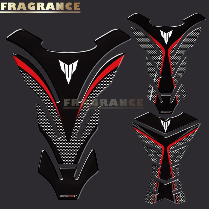 3D Rubber Sticker Motorcycle Emblem Badge Decal For yamaha MT03 MT07 ...