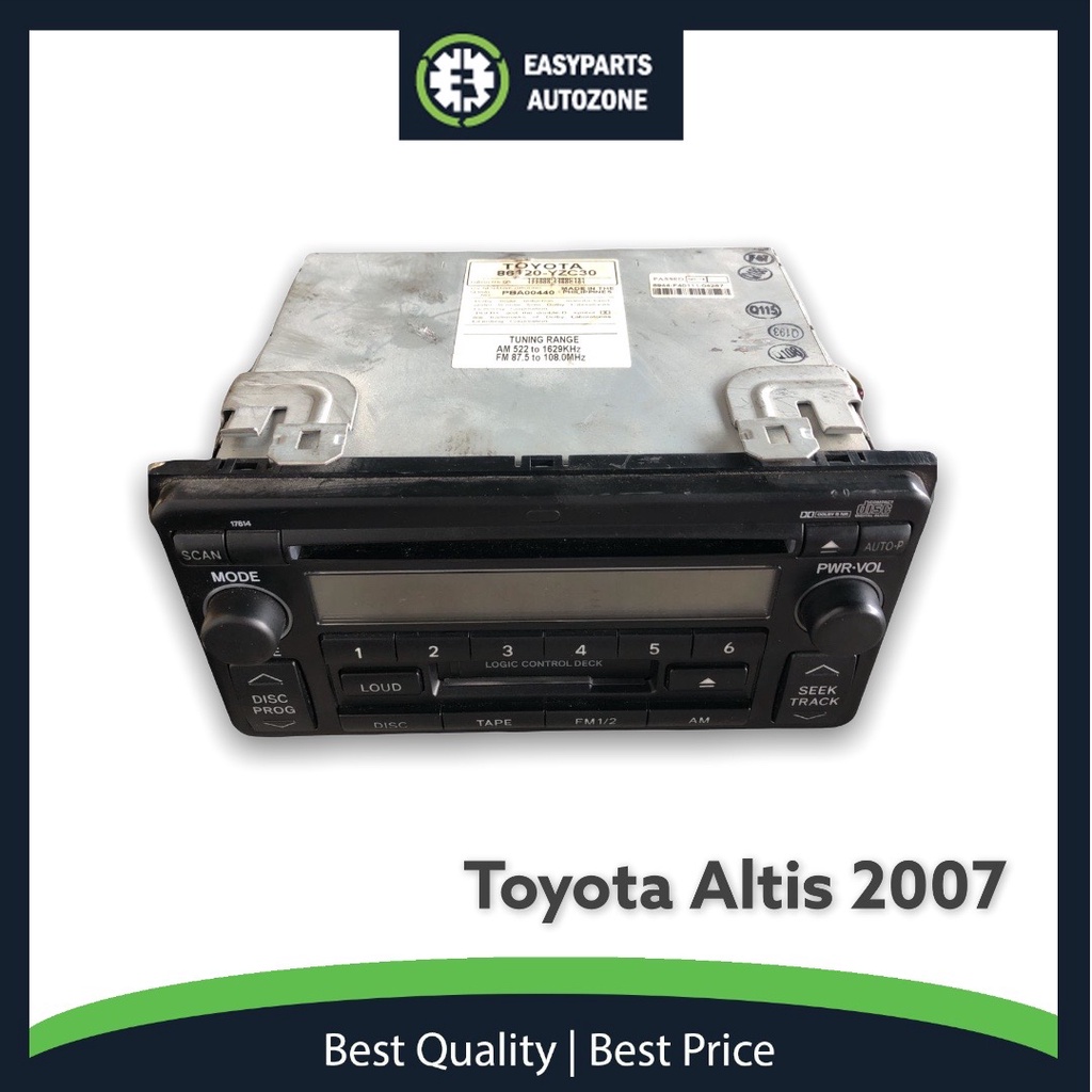 Autozone Original Used Toyota Altis 2007 CD Radio Player | Shopee Malaysia