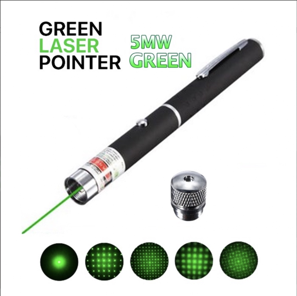 Green Laser Pointer Pen 5mW Laser High Power 532n Tactical Starry ...
