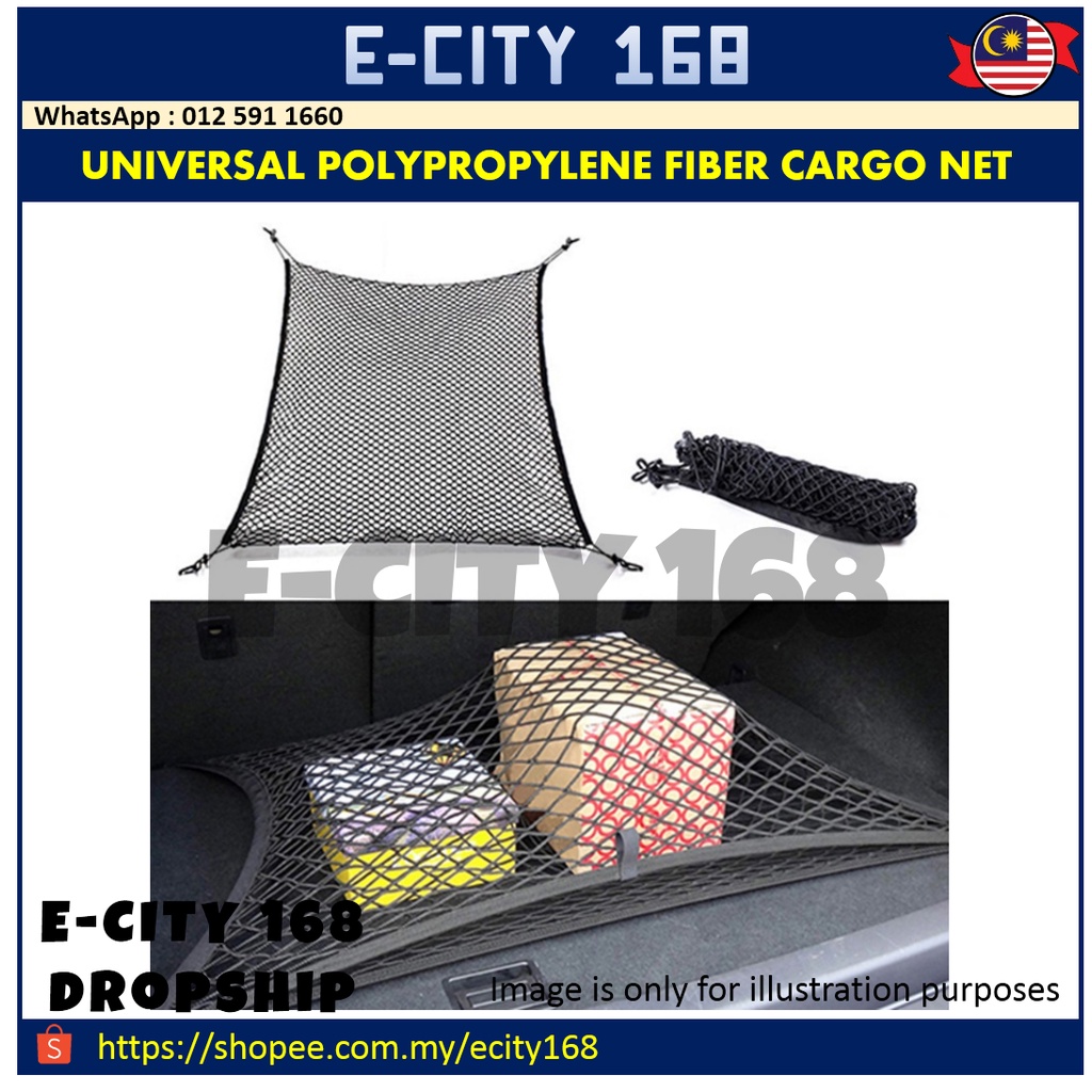 Universal Polypropylene Fiber Car Cargo Net 4x4 vehicle net myvi saga ...