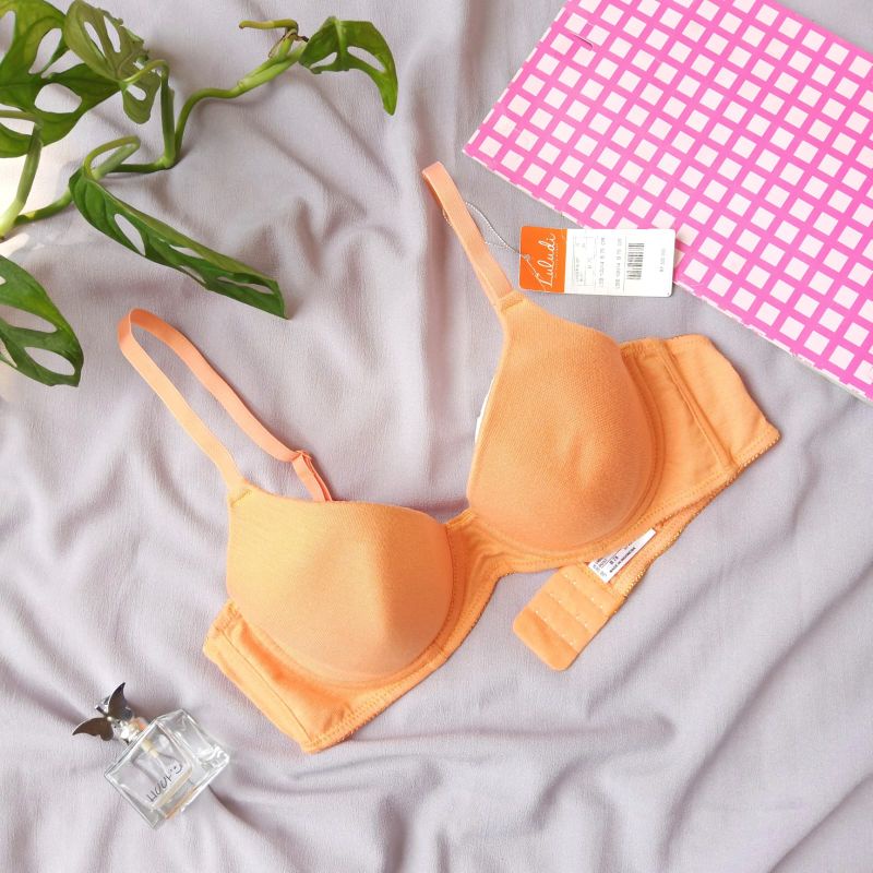 Cl LULUDI BY WACOAL WOMEN'S BRA PLAIN COTTON WIRE 34B 36B | Shopee Malaysia