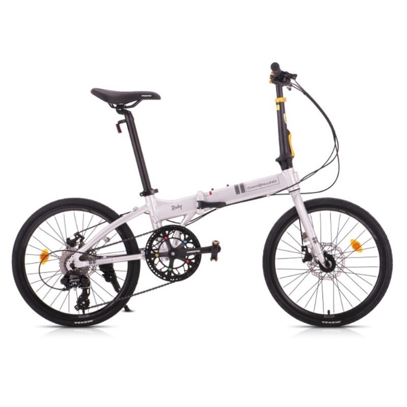 New Dahon Uno Ruby 20" Alloy Folding Bike 451 Shimano 8 Speed Basikal ...