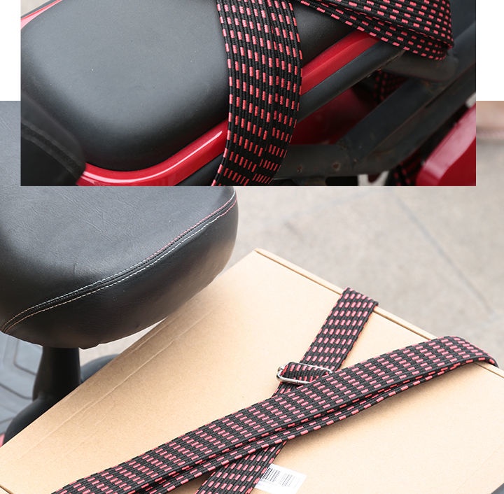 1/2/3/4m Wide Thick Motorcycle Straps Adjustable Elastic Straps ...