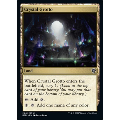 Crystal Grotto | [DMU][C][][Land][MTG Singles] | Shopee Malaysia