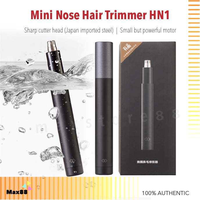 Xiaomi Youpin NEWSTART Rejuvenating Mini Nose Hair Trimmer HN1 Black ...