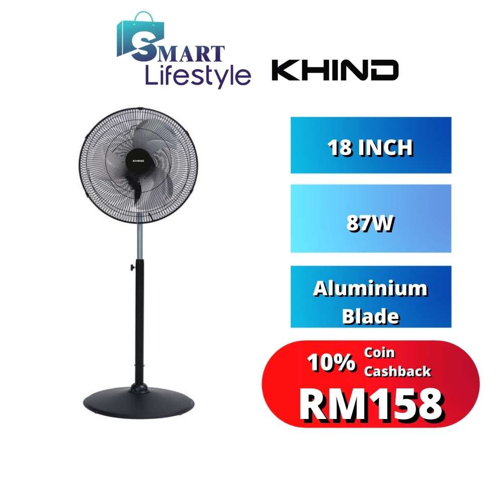KHIND INDUSTRIAL STAND FAN (18 INCH) SF1802B / SF1805 | Shopee Malaysia