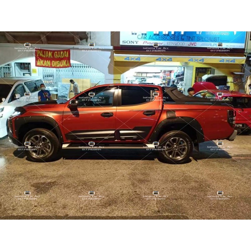 Mitsubishi Triton 2015-2021 Door Cladding Door Panel Garnish | Shopee ...