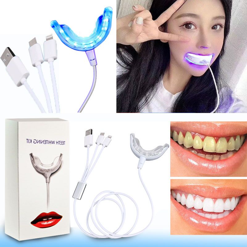 4 in 1/3 in 1 U-shaped tooth beauty instrument, cold light conjoined ...