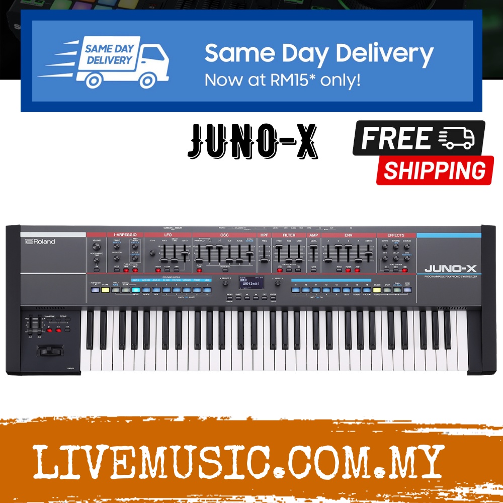 Roland JUNO-X Programmable Polyphonic Synthesizer ( JUNOX / JUNO X ...