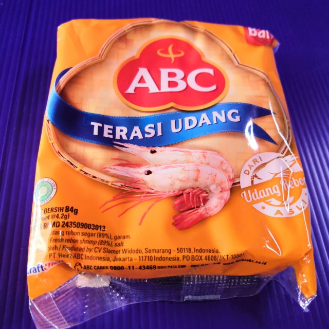 ABC Terasi Udang 84g (4.2g x20 pack) | Shopee Malaysia